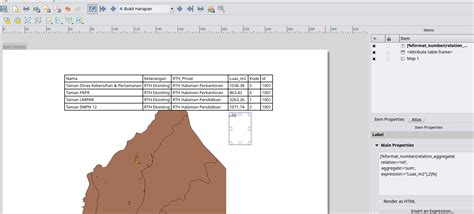 adding new row in attribue table in layout of qgis geographic