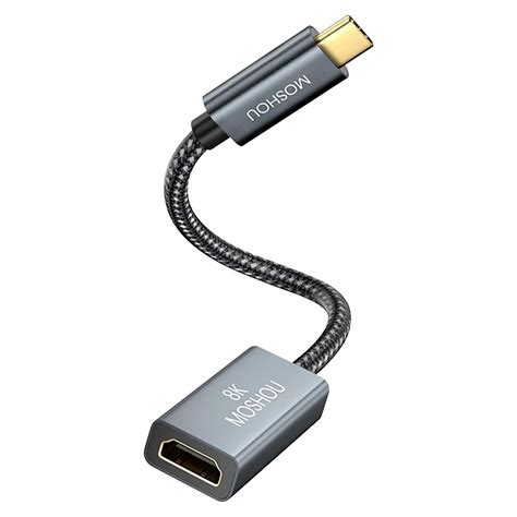 Adapter Female Hdmi 21 To Male Usb C 8k Hdr 20cm Audiophonics
