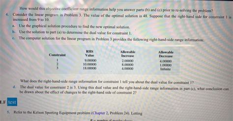 How Would This Objective Coefficient Range