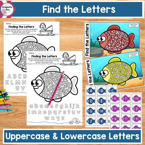 find the uppercase letters lowercase letters numbers 0 to 20 and shapes