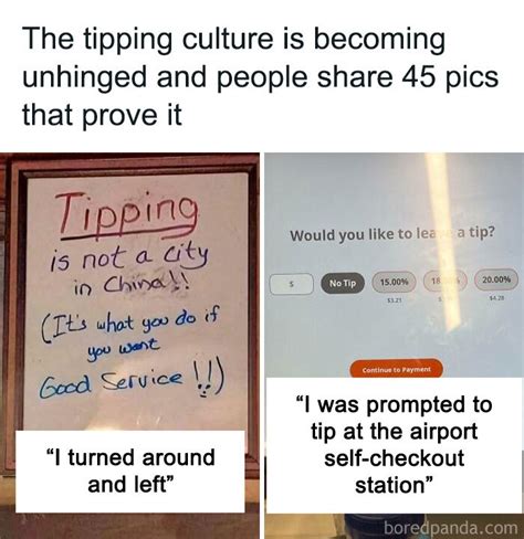 Bored Panda - The tipping culture is becoming unhinged and... | Facebook