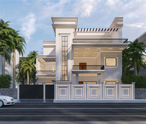 Latest Classical Exterior Design For 375 Square Yards By 2 Arexterior