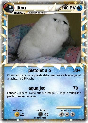 Pokémon Titou 36 36 Pistolet A O Ma Carte Pokémon