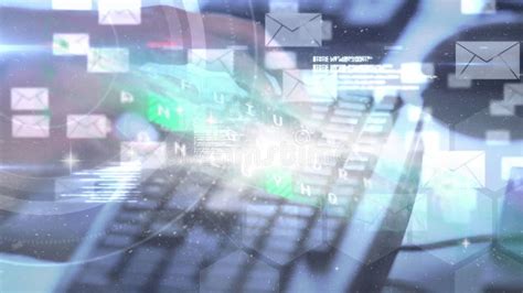 Animation Of Multiple Message Icons And Data Processing Over Close Up