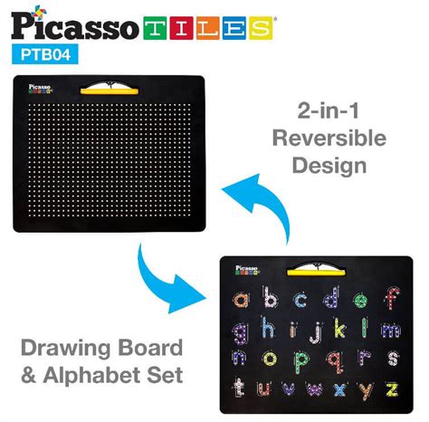 Double Sided Magnetic Drawing Board Alphabet Letter And Freestyle