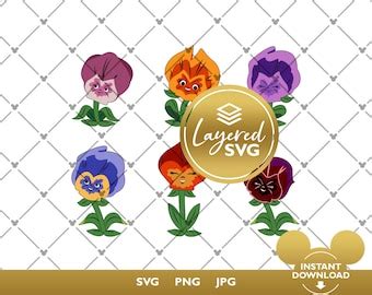 Alice In Wonderland Svg Talking Flowers Cricut And Silhouette