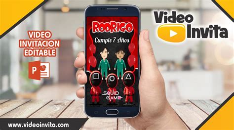 Video Invitación De Squid Game Editable Video Invita