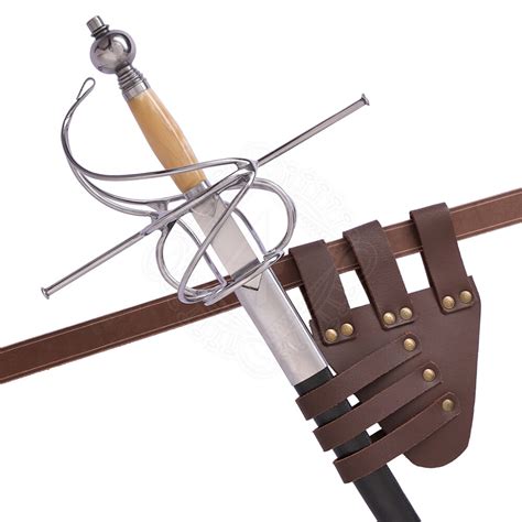 Angled Leather Frog For Rapier And Smallsword Outlet Outfit4events