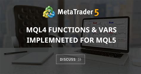 Mql4 Functions And Vars Implemneted For Mql5 Indices General Mql5 Programming Forum