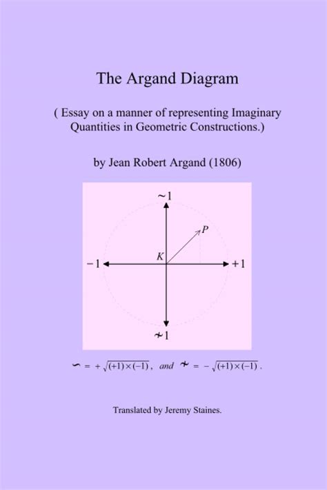 The Argand Diagram Essay On A Manner Of Representing Imaginary Quantities In Geometric