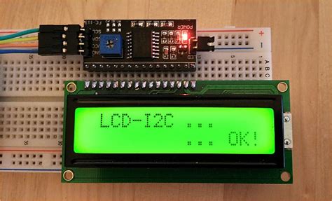LCD a través d I2C TecnoBloc