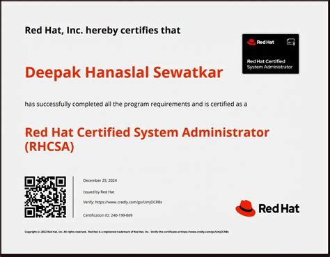 Rhcsa Rhel9 Certification Linux Deepak Sewatkar
