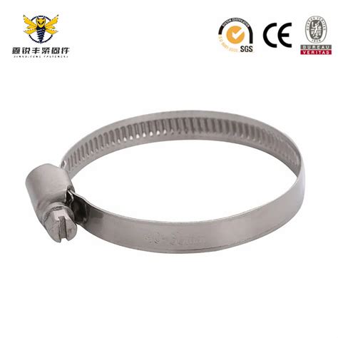 Stainless Steel 201 Or 304 German Hose Clamp German Worm Gear Hose