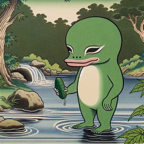 Kappa Japanese Mythical Water Creature And Folklore Ai Art Generator