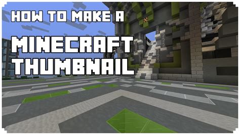 EASY HOW TO MAKE A MINECRAFT THUMBNAIL YouTube