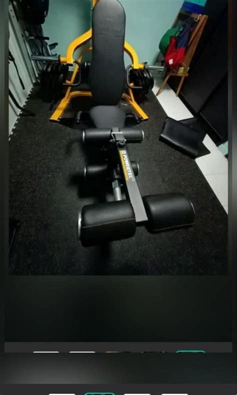 Powertec Leg Attachment For Leg Curl And Leg Extension Very New Sports Equipment Exercise