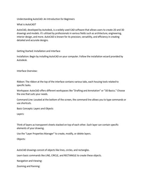 Understanding Autocad Pdf Auto Cad 3 D Computer Graphics