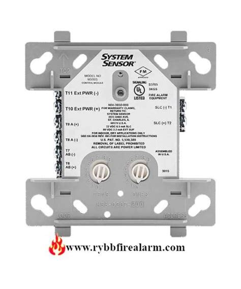 System Sensor M500s Supervised Control Module Rybb Fire Alarm