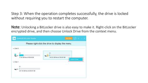 How To Lock Unlock BitLocker Drive Without Restarting Windows PPT