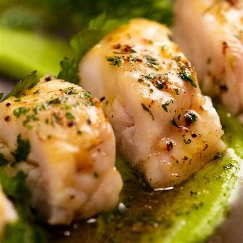 Poor Mans Lobster” Monkfish With Herb Browned Butter