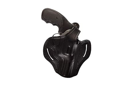 Pusat Holster Premium Leather Thumb Break Belt Holster 3 Inch 357 Mag For Revolver Colt Python