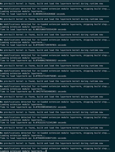 Bug Kernel Build Is Spamming The Log Issue Hpcaitech Colossalai Github
