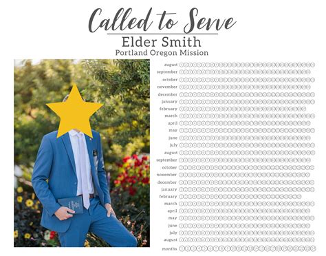Custom Missionary Countdown Poster Etsy