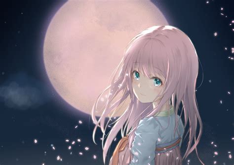 Sakura And The Moon [original] R Awwnime