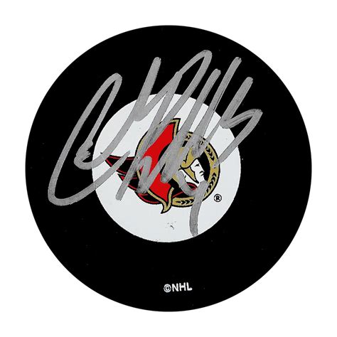 Chris Phillips Autographed Ottawa Senators Puck Nhl Auctions