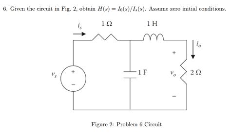 Solved Given The Circuit In Fig Obtain Chegg