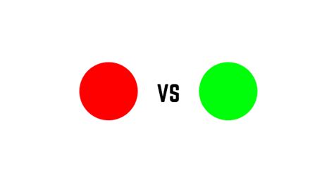 Red Dot Vs Green Dot