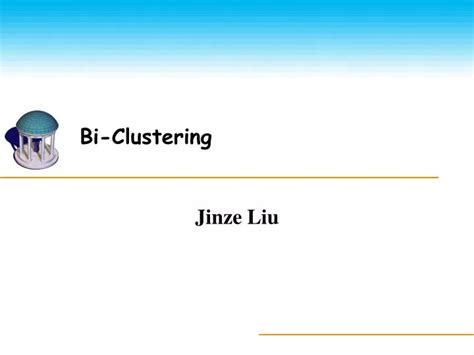 PPT Bi Clustering PowerPoint Presentation Free Download ID 4348628