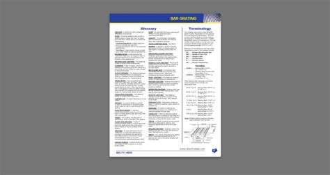 Entire Bar Grating Section