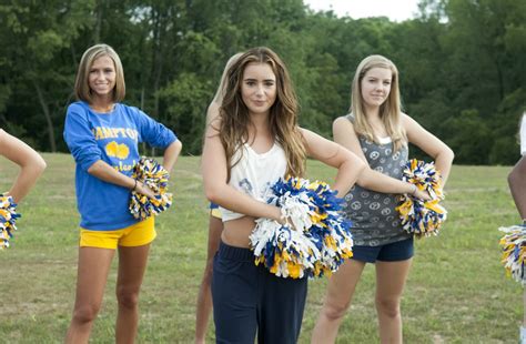 Lily Collins Cheerleader