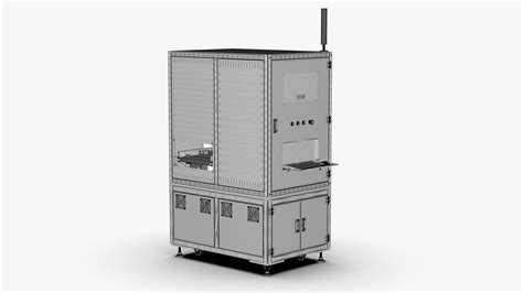 Automatic Scanning Code Labeling Machine 3d Model Cgtrader