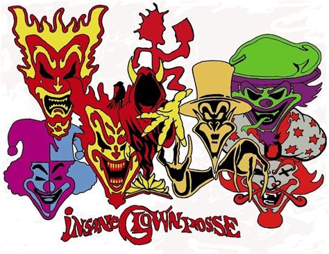 Nombres De Las Cartas Joker De Insane Clown Posse Insane Clown Posse
