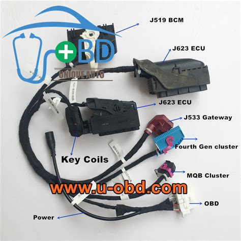 Volkswagen Audi Mqb Platform Car Key Making Cables Test Platform