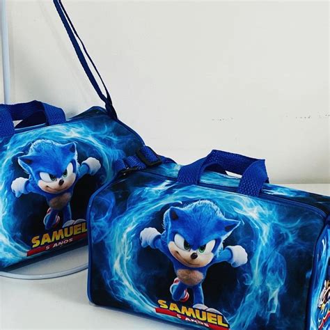 Mini Mala Sonic Elo7 Produtos Especiais