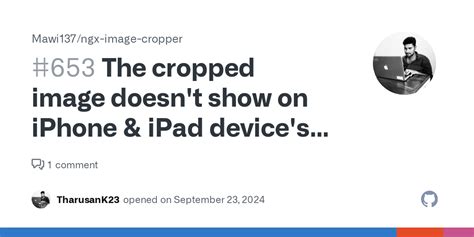 The Cropped Image Doesn T Show On Iphone Ipad Device S Web View Ios Issue Mawi