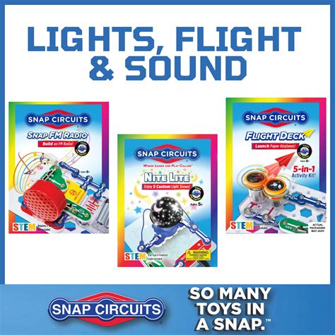 Snap Circuits Lights Flight And Sound Mini Bundle Easy Peasy Science