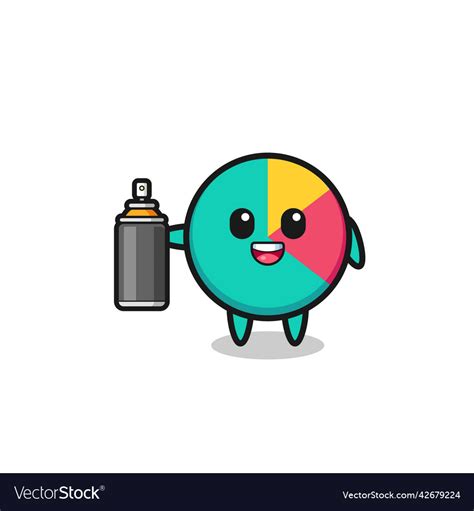 Cute Chart As A Graffiti Bomber Royalty Free Vector Image