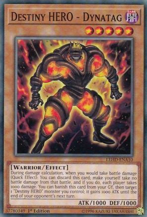 Destiny Hero Dynatag Legendary Hero Decks Yugioh