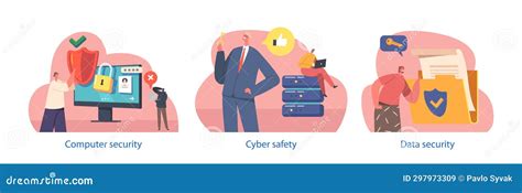 Isolated Elements With Characters Perform Computer Security Scenes Safeguarding Digital System