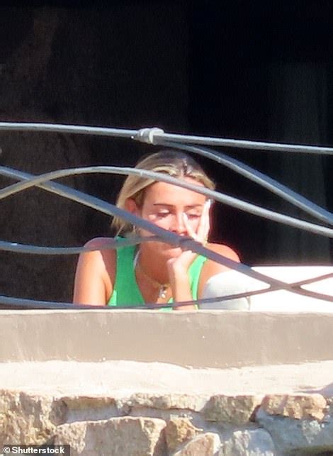 Ross Barkley And His Girlfriend Katherine Pilkington Relax On A Beach During Sardinia Getaway