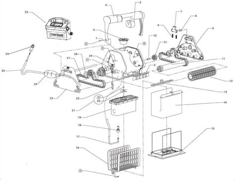 Parts Diagram Maytronics Dolphin Explorer
