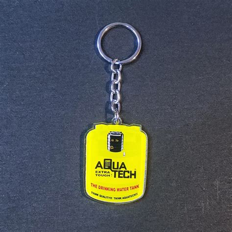 Customized Company Logo Keychain Orange Ts And Prints