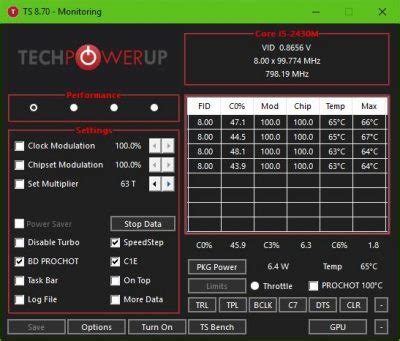 ThrottleStop Monitor Disable CPU Throttling On Windows Laptops