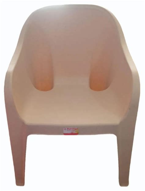 Himalaya Cream Plastic Arm Chair At ₹ 700piece Plastic Chair With