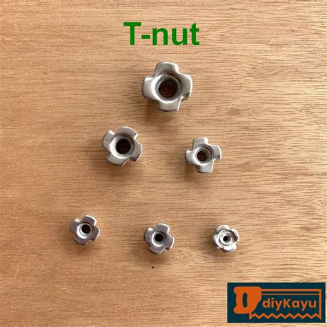 M3 M4 M5 M6 M8 M10 T Nut Four Jaw Claw Prong 4 Blind T Nut Tee Carbon Steel Furniture Hardware