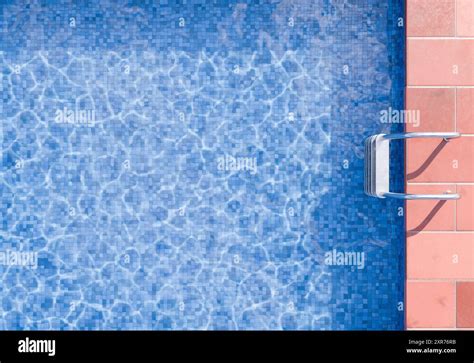 3d Rendering Of An Overhead View Of A Refreshing Swimming Pool With A